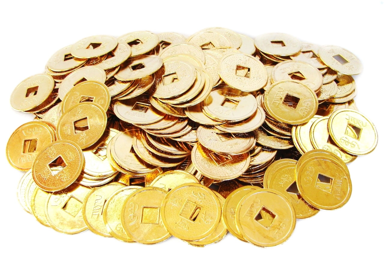 10 Pcs of Feng Shui Coins, I ching Coins, Chinese Coins - Walmart.com