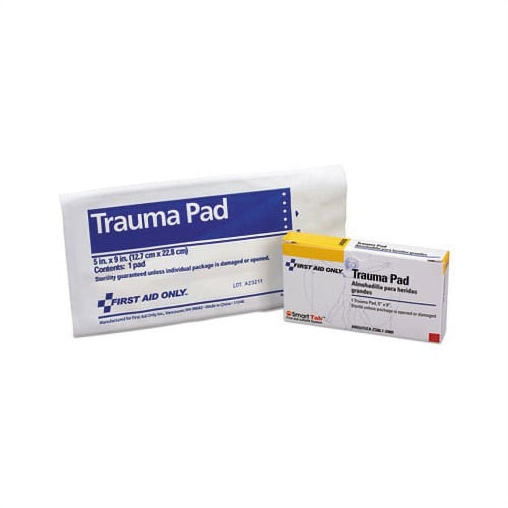 10 Person ANSI Class A Refill 5 x 9" Trauma Pad - Walmart.com