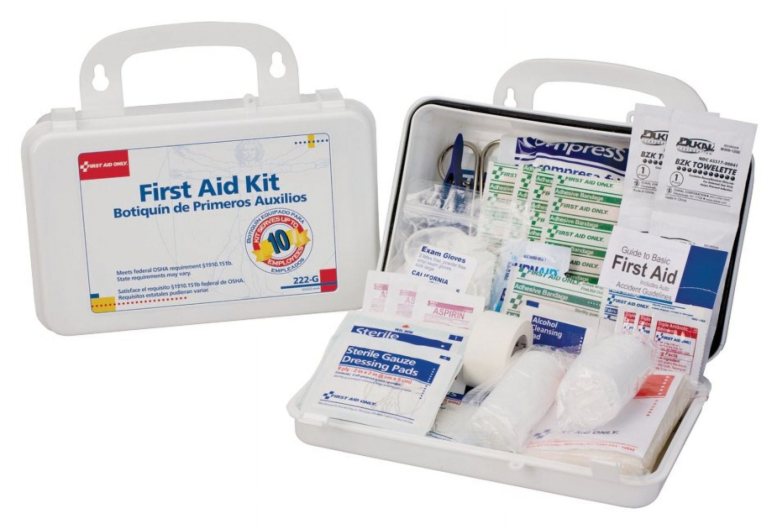 10-Person Bulk Weatherproof First Aid Kit - Walmart.com