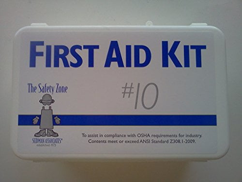 10 Person First Aid Kit, Meets OSHA and ANSI Standards - Walmart.com