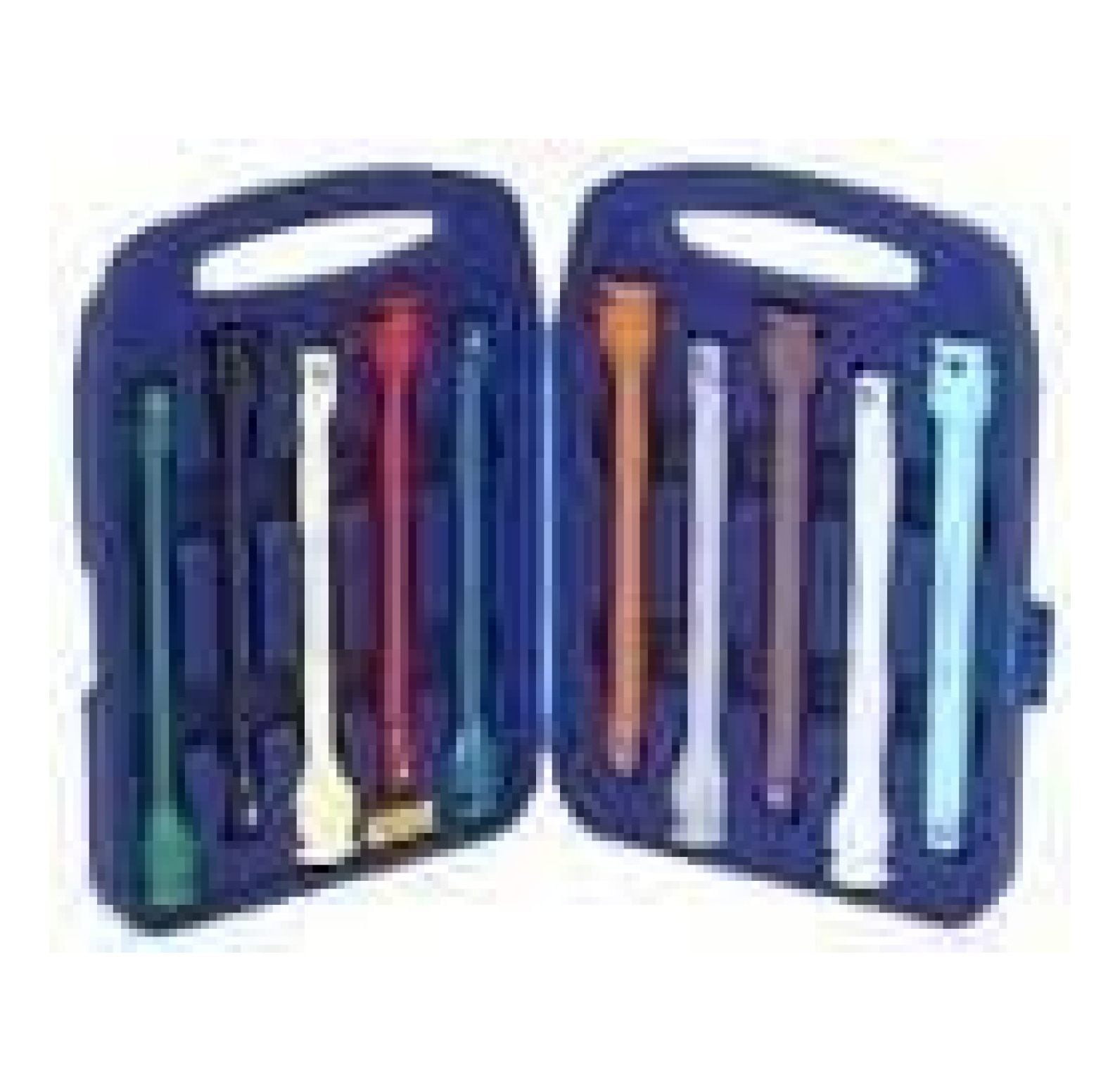 10 Piece 1/2 inch Torque Limiting Extension Bar Set with Carrying Case ...