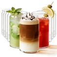 10-Piece 17oz Can Shaped Highball Drinkware Set, Ideal For Iced Tea ...