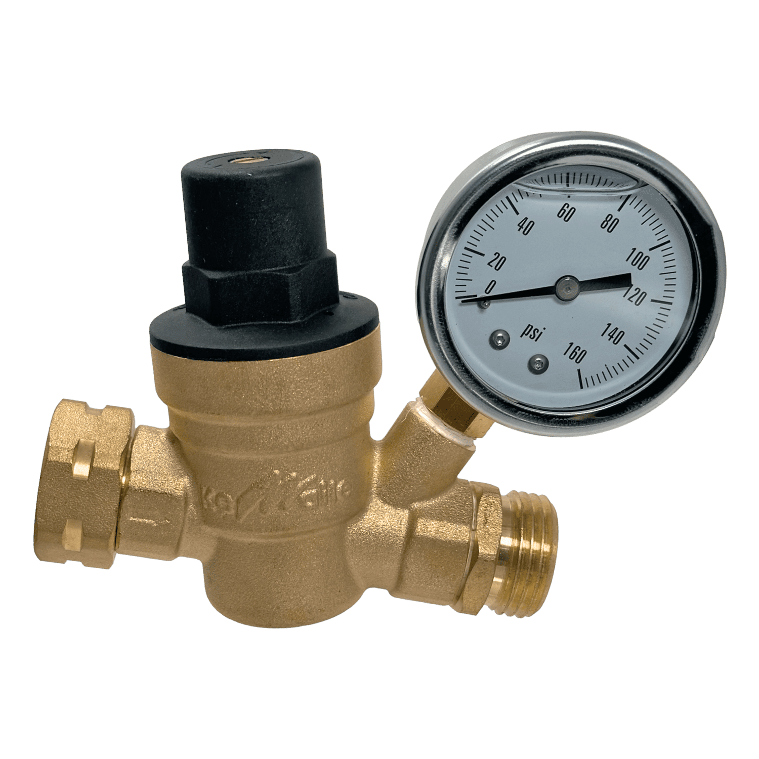 10 Pcs XFITTING 3/4 Inch Water Pressure Regulator with Gauge - Walmart.com