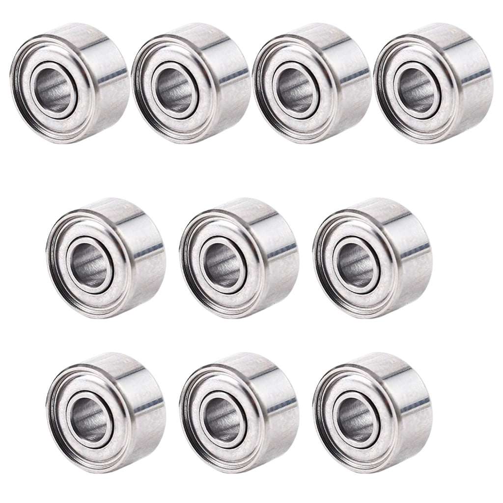 10-Piece 693ZZ Deep-Grooves Ball Bearings 3mmX8mmX4mm Double Shielded ...