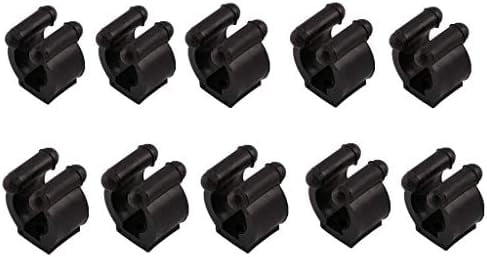 10-Piece Billiards Snooker Cue Clips & Clamps - Fishing Rod Clip Holder ...