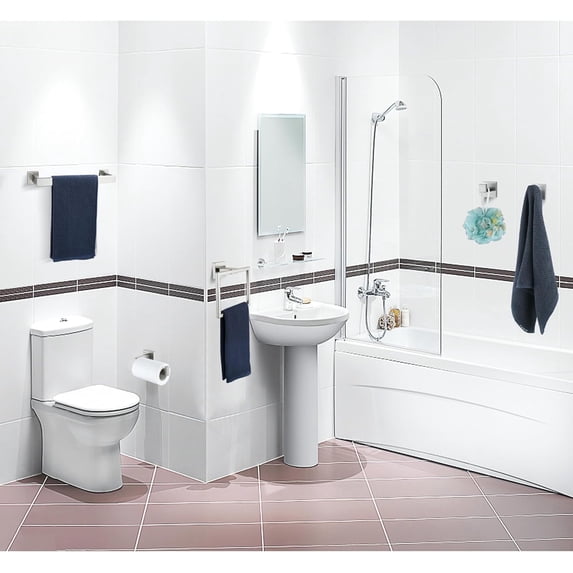10-Piece Brushed Nickel Bathroom Hardware Set - SUS304 Stainless Steel ...
