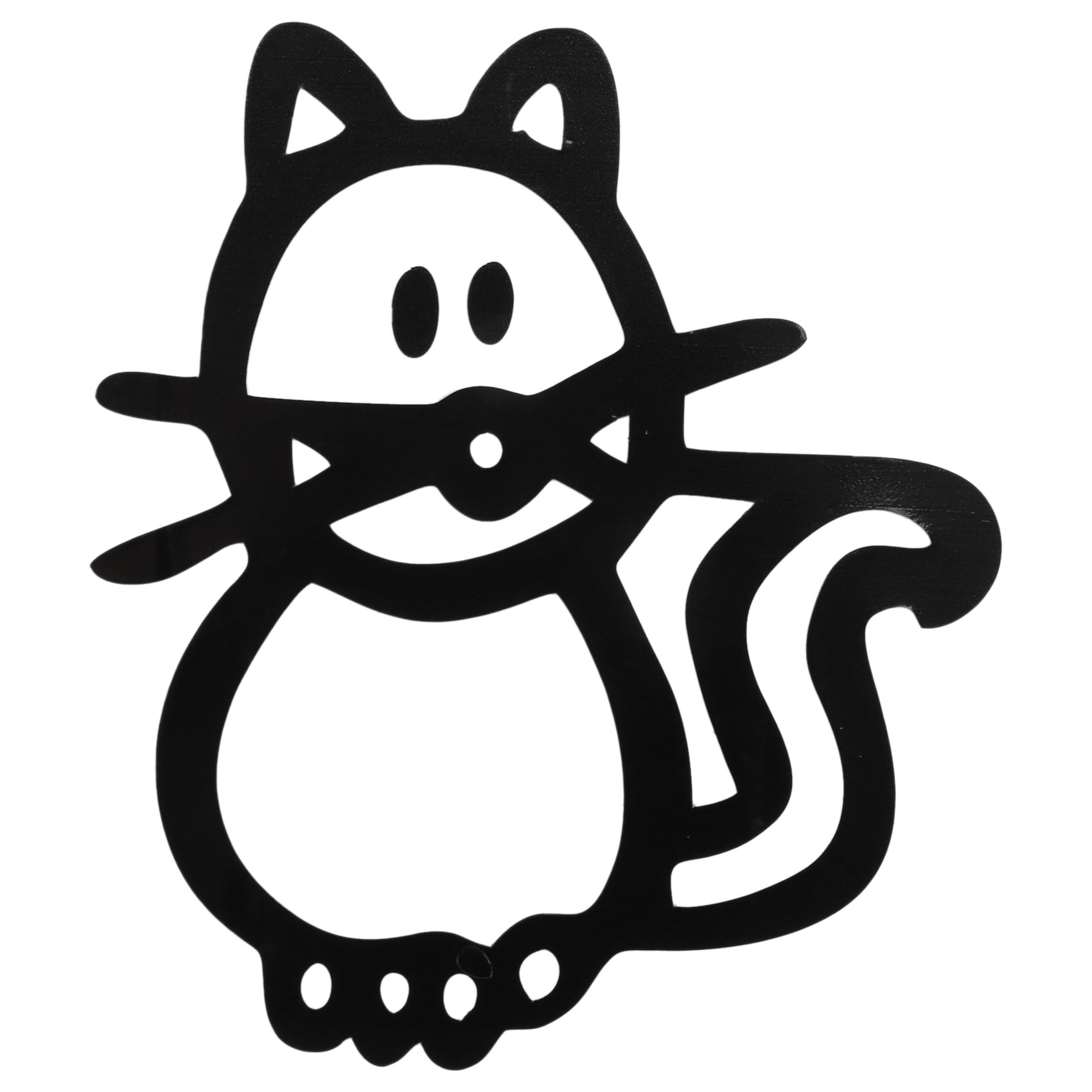 10 Piece Car Sticker Family With Pet Lucky Stickers For Window (Black ...