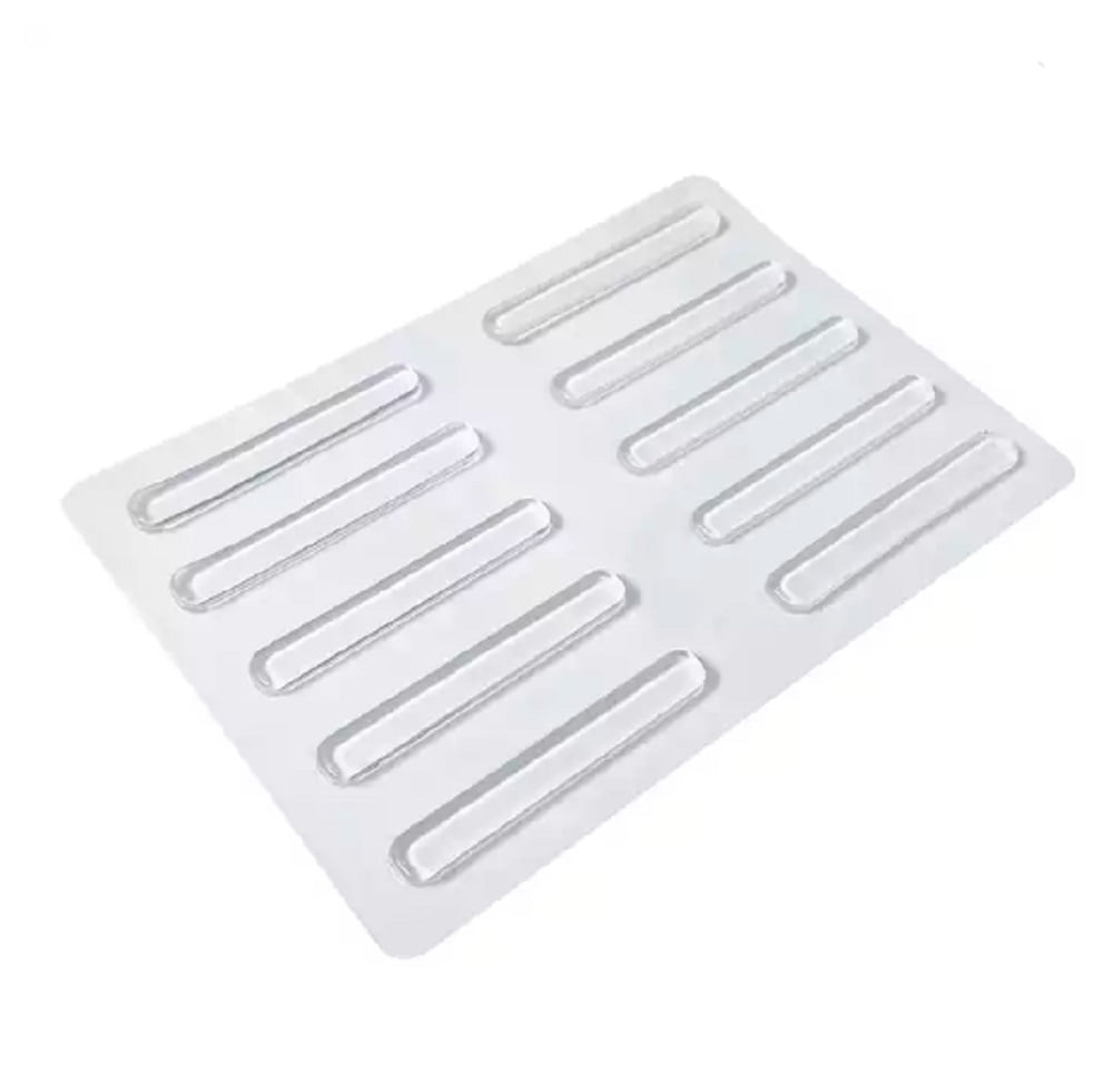 10-Piece Clear Self-Adhesive Rubber Cabinet Door Bumpers - Protective ...