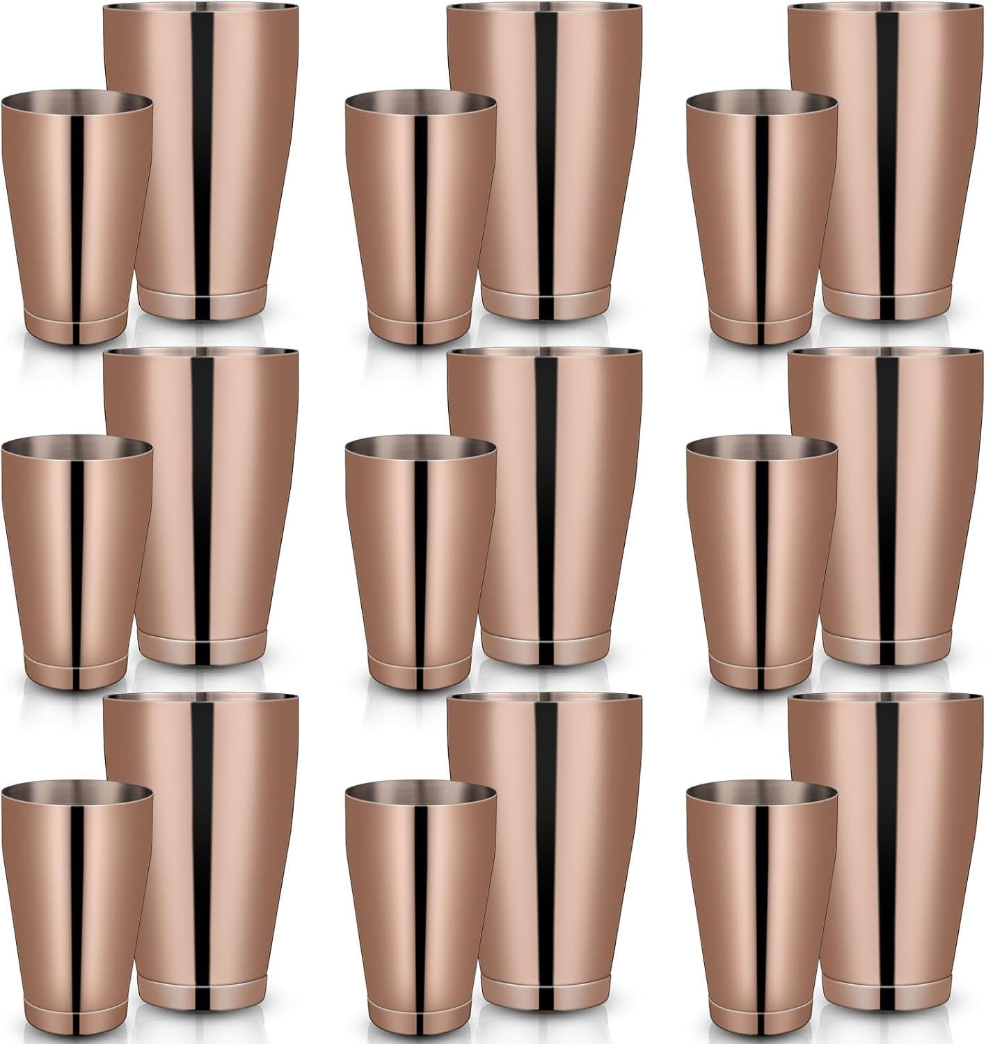10 Piece Cocktail Shakers Set with Professional Bar Shaker, Boston ...