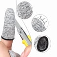 10-Piece Cut-Resistant Finger Cots Set for Kitchen, Gardening, and ...