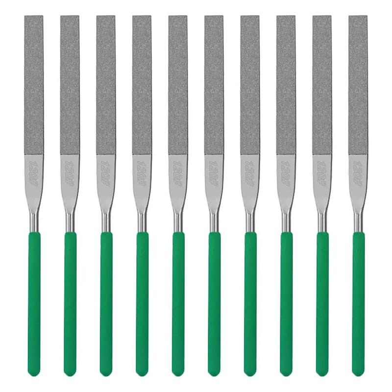 10-Piece Diamond File Set, Precision Needle File Set, Diamond Coated ...