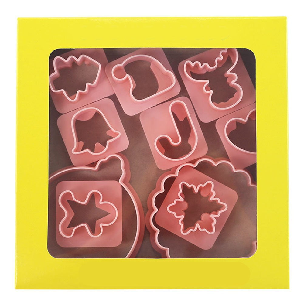 10-Piece Diy Christmas Cookie Cutter Set: Fun & Festive Holiday Baking ...
