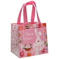 10 Piece Easter Egg Rabbit Gift Handled Tote, Plastic Candy Basket Set ...