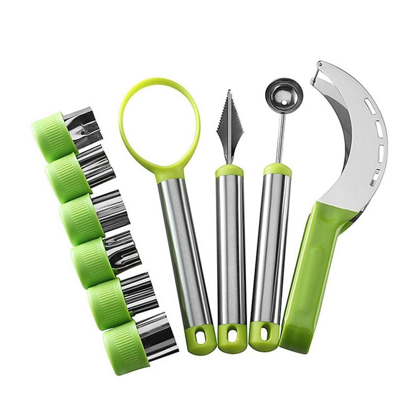 10-Piece Fruit Platter Tool Set 1xwatermelon Cutter 1xpulper 1xballer ...