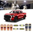 10 Piece Interior LED Lights Kit for Toyota Tundra 2022-2026 Dome Map ...