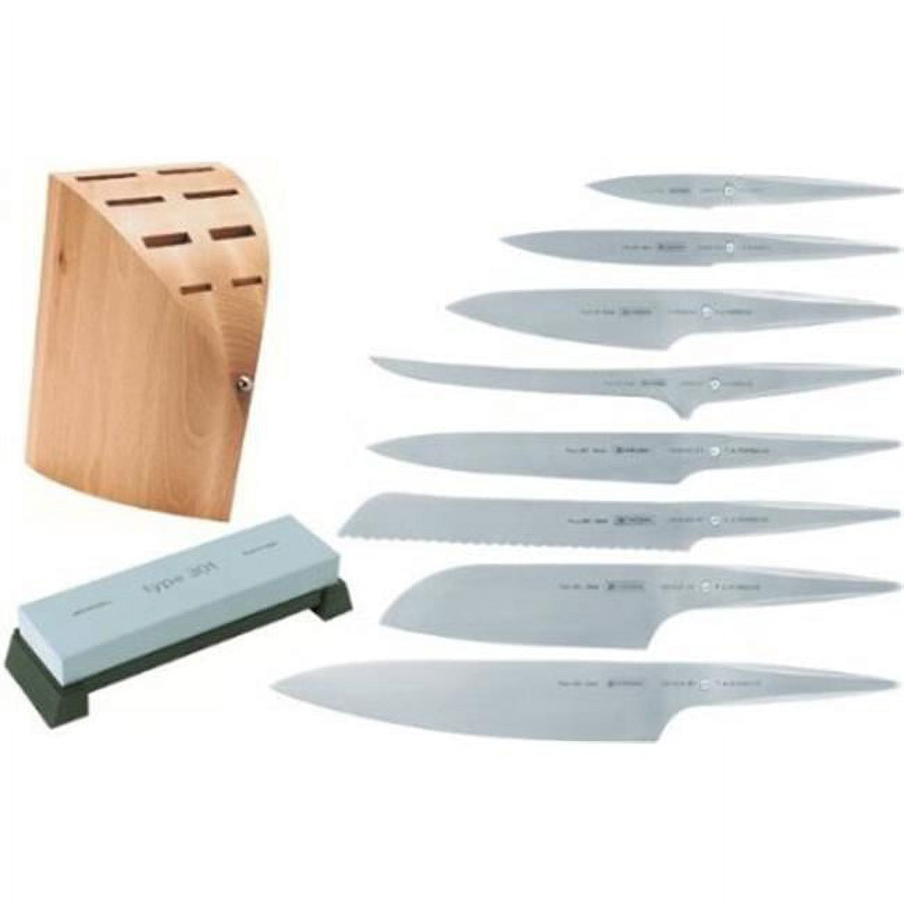 10-Piece Knife Set with Block - Walmart.com