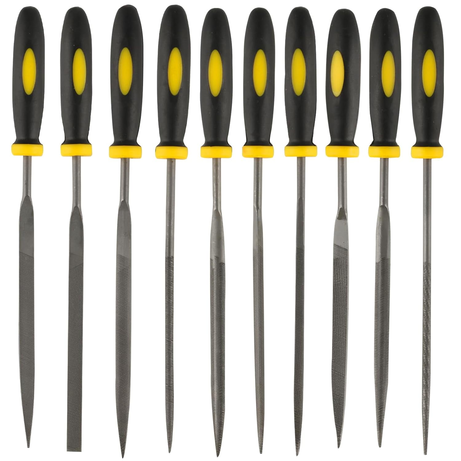 10 Piece Metal Needle File Set - 5.5-inch,Carbon Steel Files for Metal ...