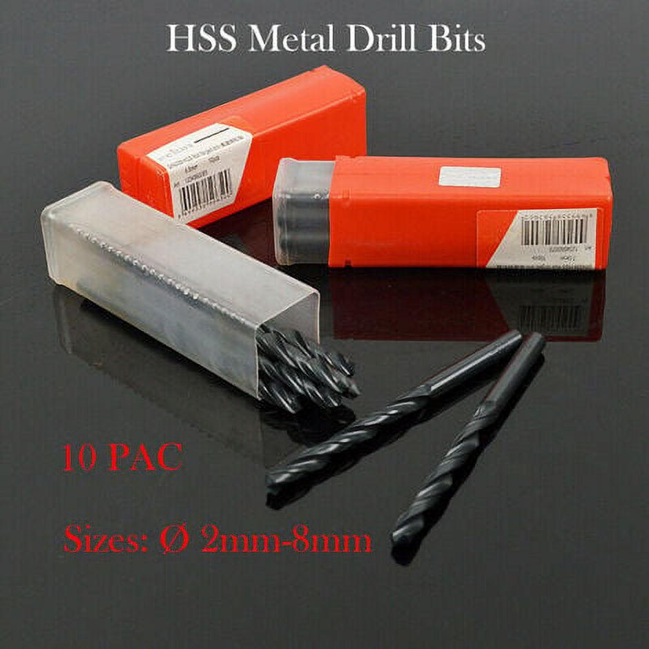 10-Piece Metal Shank for Handheld Drills 4mm Drill Bit Set - Walmart.com
