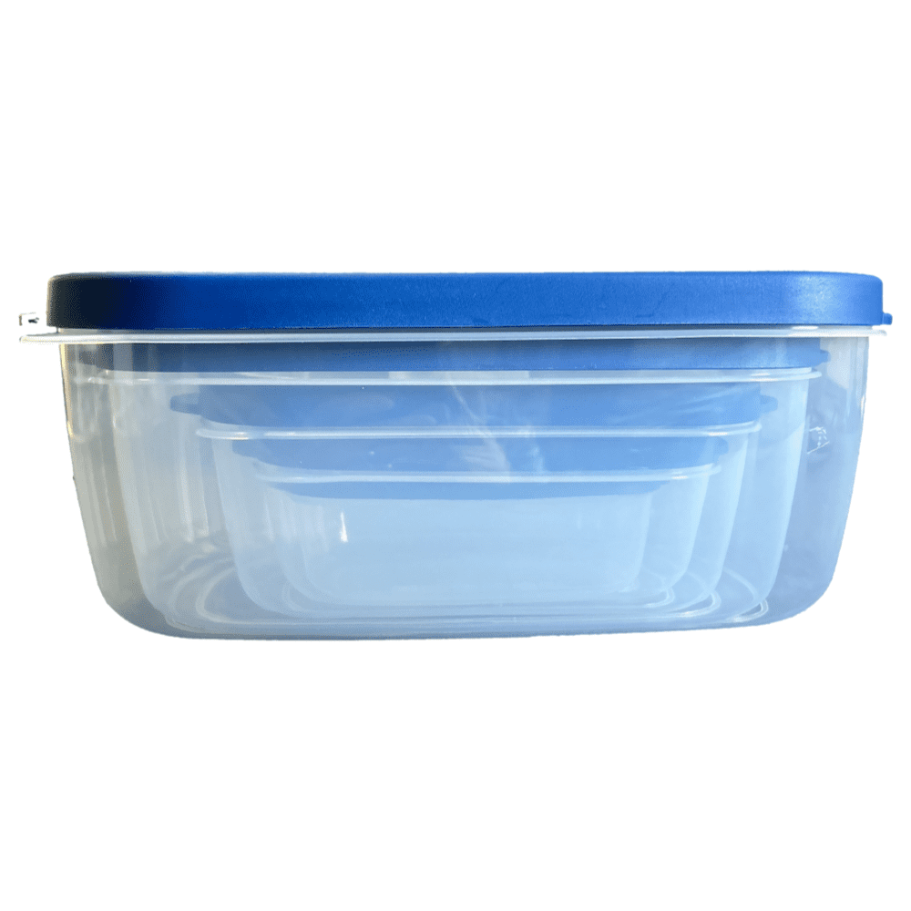 10-Piece Rectangle Food Storage Containers with Vented Lids, Airtight ...