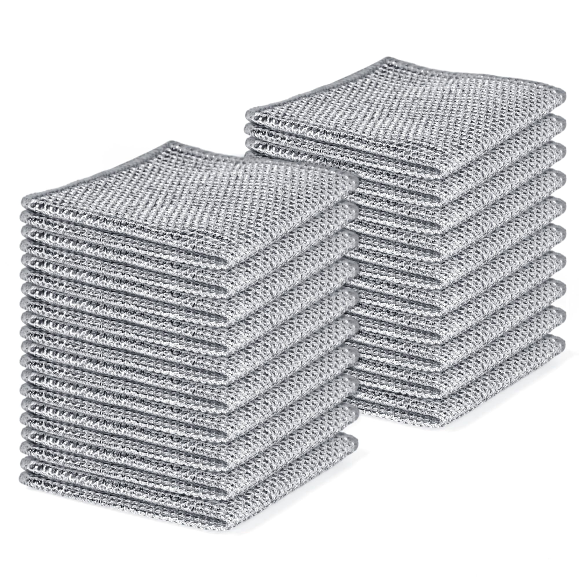 10-Piece Scratch-Resistant Steel Wire Dishcloth Set - Multi-Purpose ...