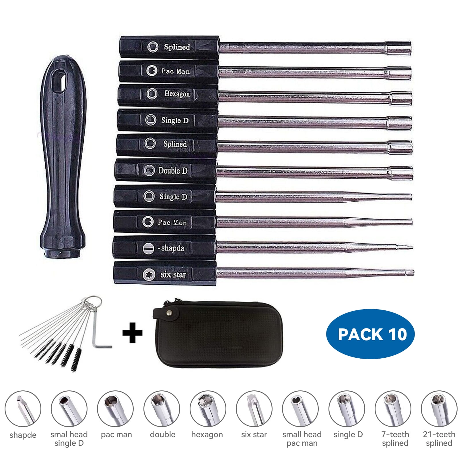 10 Piece Screwdriver Carburetor Adjustment Tool Set for 2 Cycle ...