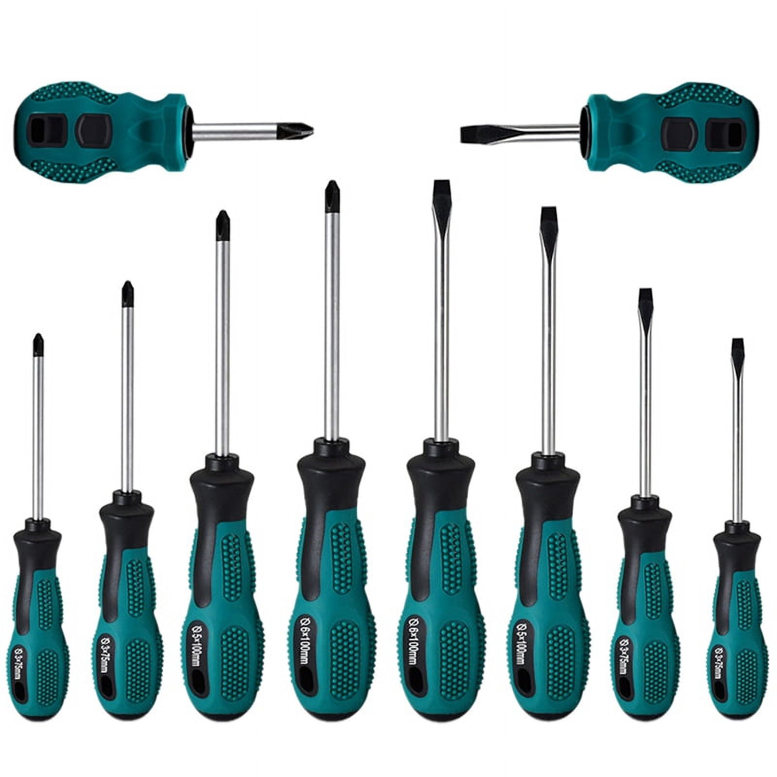 10-Piece Screwdriver Set Hardware Tools Combination Set Electrical ...