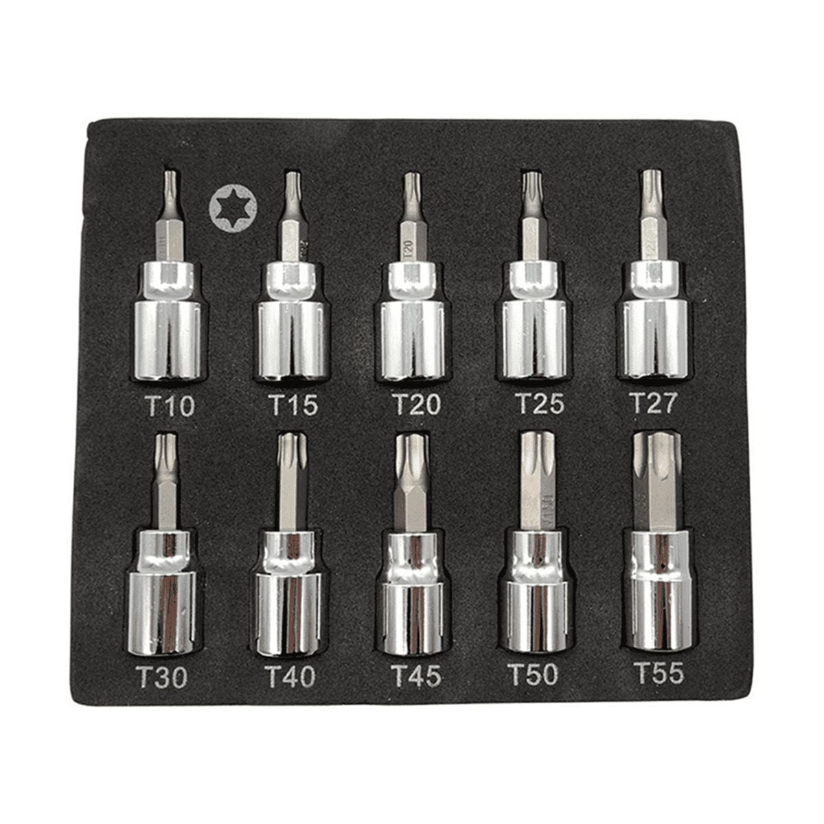 10-Piece Set of 3/8 Hexagon Pressing Sleeve Star Torx Spline - Walmart.com