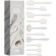 10-Piece Silicone Ultimate Kitchen Utensil Set – Spatulas, Ladle, Flip ...