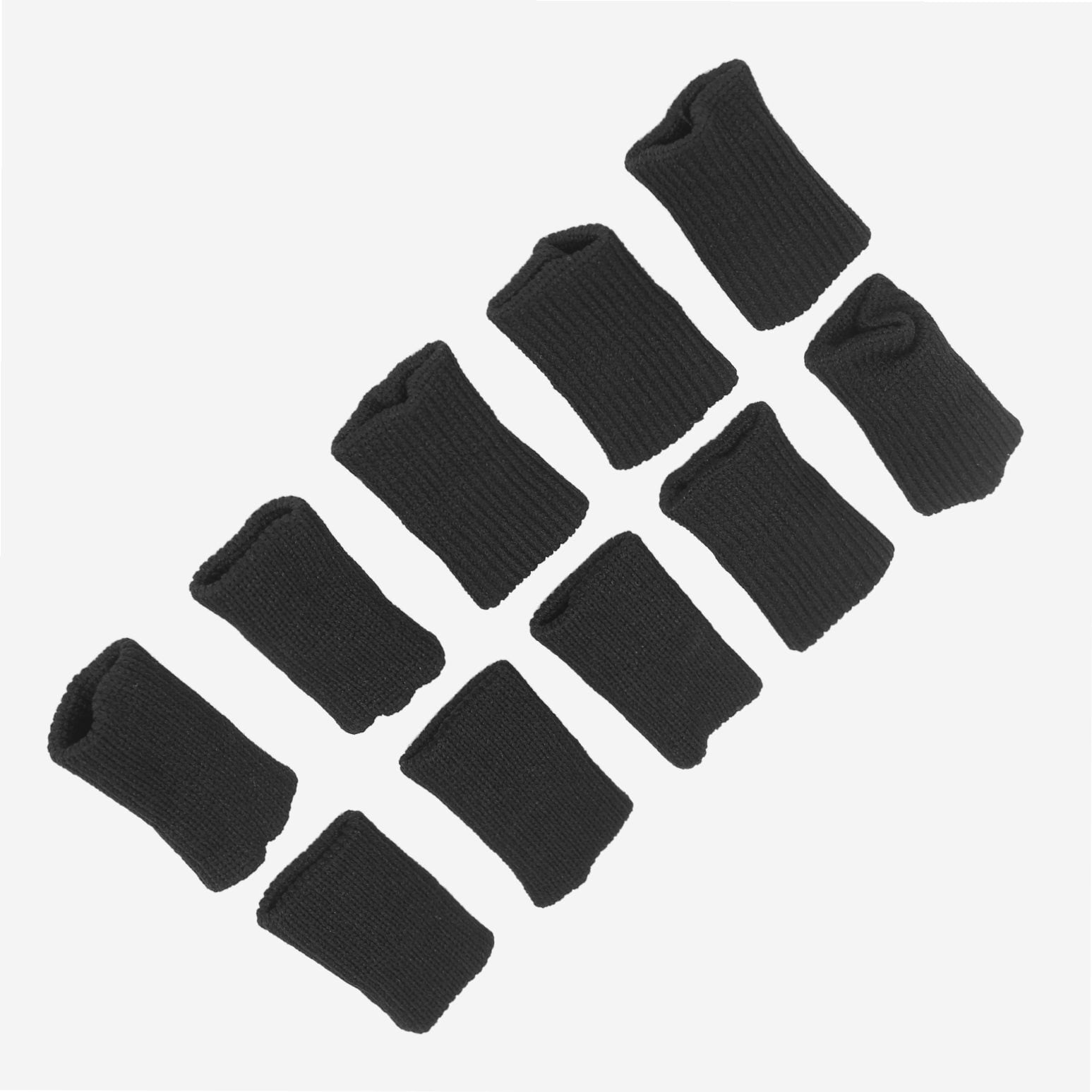 10-Piece Sports Finger Sleeves Nylon Latex Silk Support Finger Elastic ...