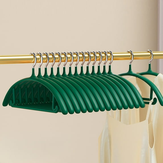 10-Piece Velvet Clothes Hangers, Non-Marking Household Silicone Hangers ...