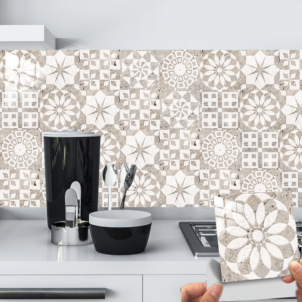 10 Piece Waterproof Tiles Wall Stickers 5.9