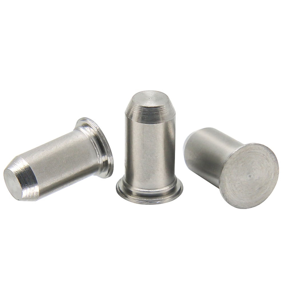 10 Piece stainless steel guide pins cylindrical locating dowel M5mm x ...