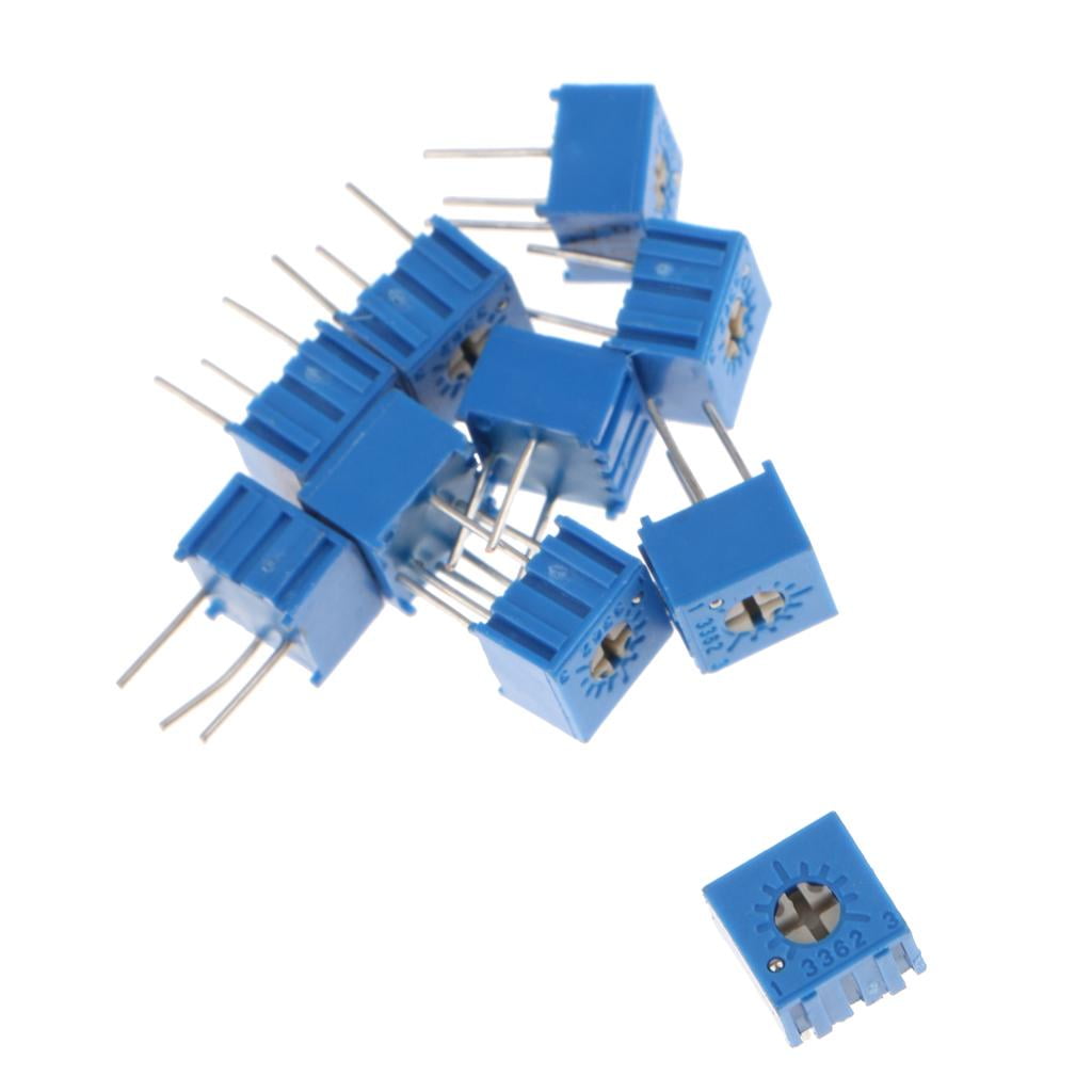 10 Pieces 10K Ohm 3362P Pot mer Potentiometer 3362P-103 10K - Walmart.com
