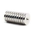 10 Pieces 18 x 3mm with 5mm Countersunk Hole Permanent Disc Rare Earth ...