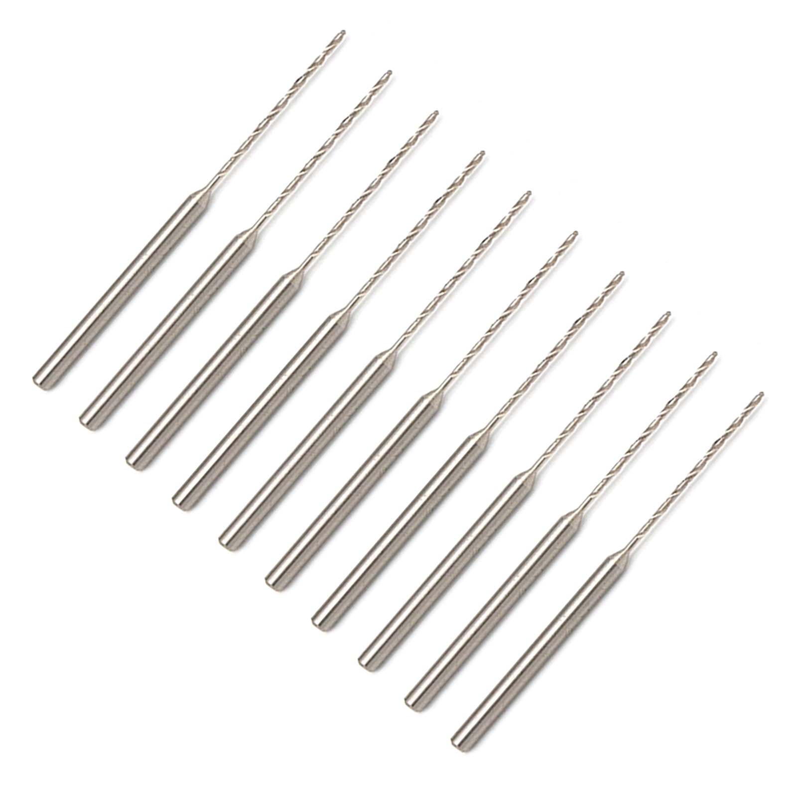 10 Pieces 2.35mm Shank Small Twist Drill Bits Set for Fine Detail Work ...
