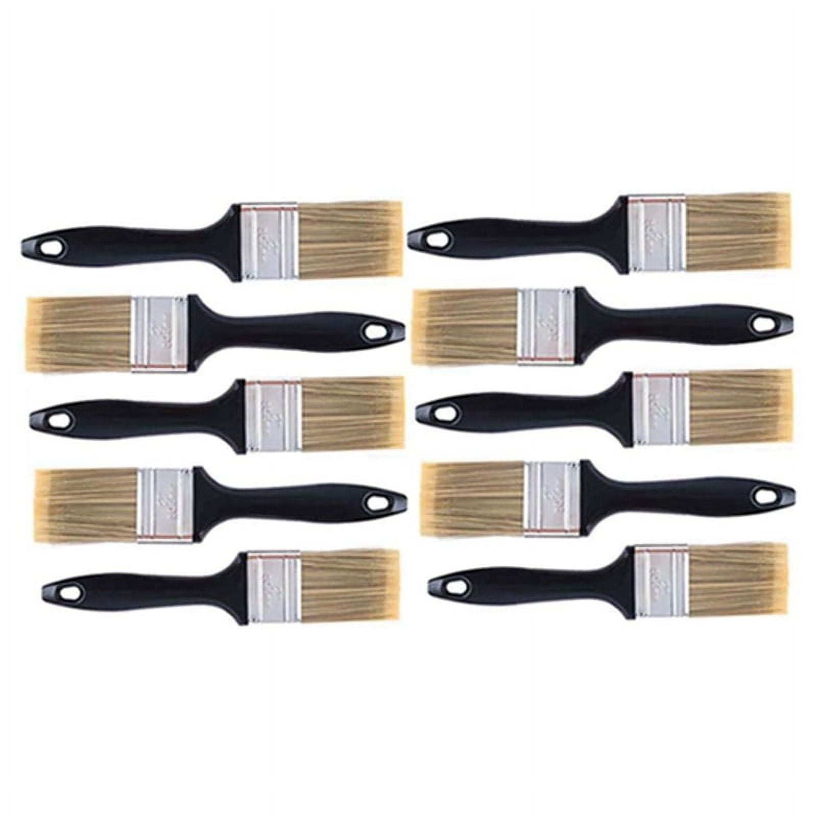 10 Pieces 2 Inch Paint Brush,Flat Paint Brushes Professional Paint ...