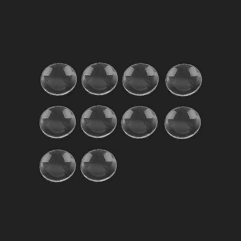 10 Pieces 25mm Diameter Double Convex Lenses Magnifier Convex Lens High ...