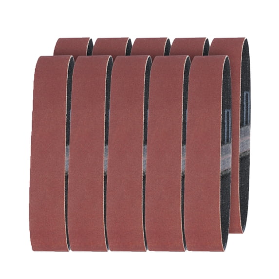 10 Pieces 25x330mm Sanding Belts 120/320/600 Grits Abrasive Belt ...