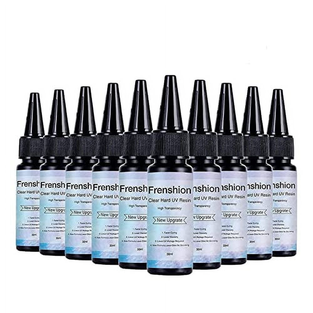10 Pieces 30ML Upgrate Hard Type Crystal Clear Resin, UV Glue ...