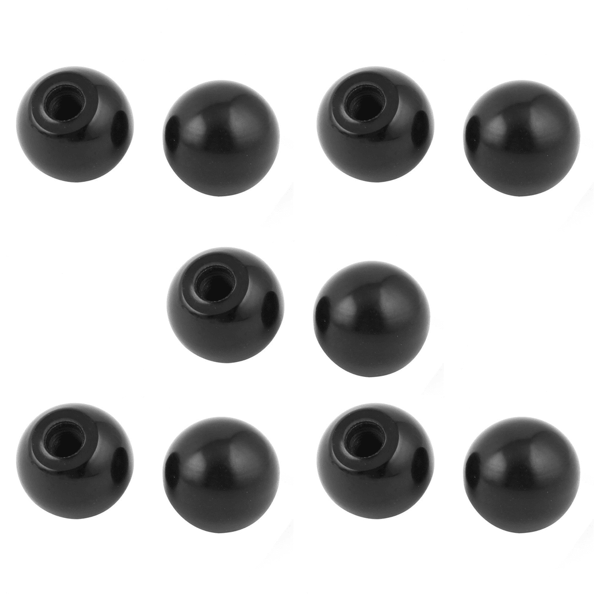 10 Pieces 32mm High 35mm Dmr M10 Threaded Plastic Ball Knob Ball Handle ...