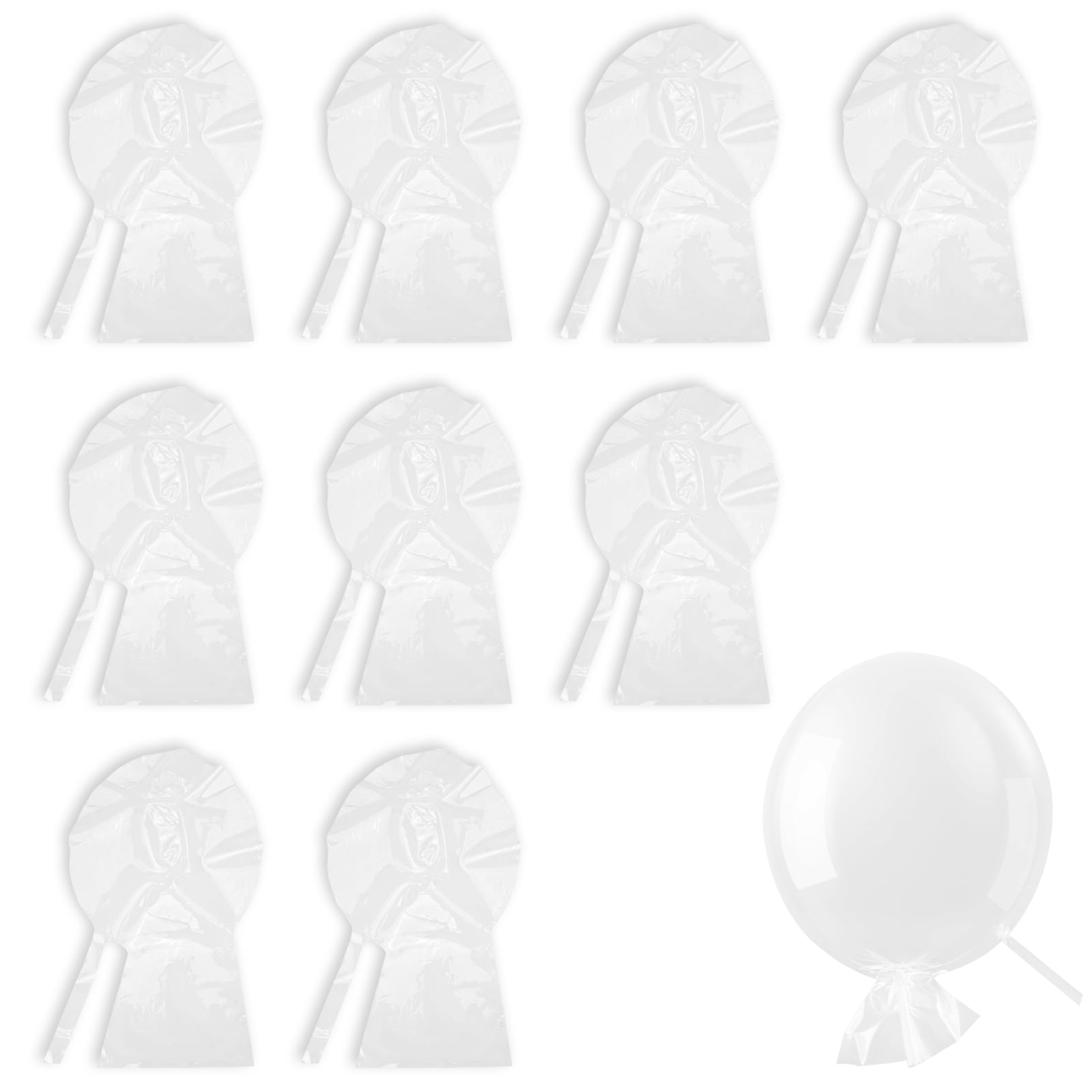 10 Pieces 39.37 In Bobo Balloons for Stuffing, Large Pre-stretched ...