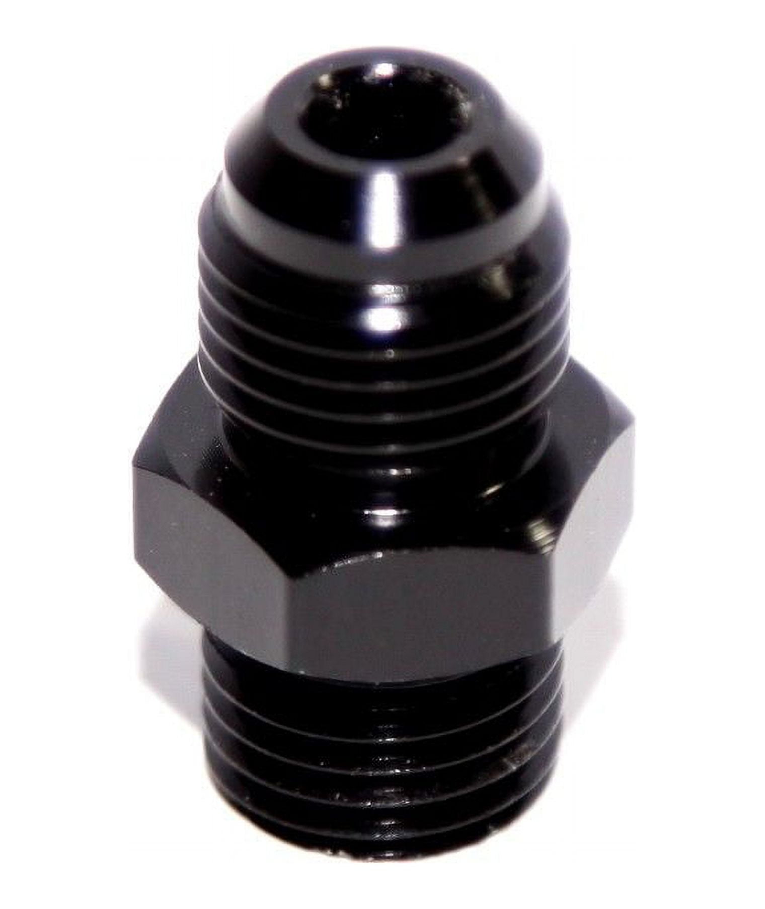 10 Pieces Of BLACK 6AN AN-6 to M14x1.5 NPT Male Thread Straight ...