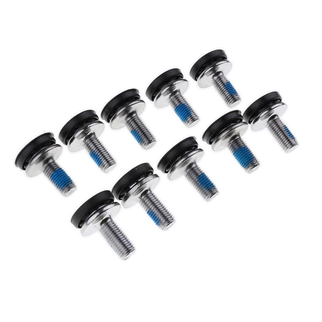10 Pieces Bike 8mm Hex Crank Arm Fixing Bolts Crank Screws for Square ...