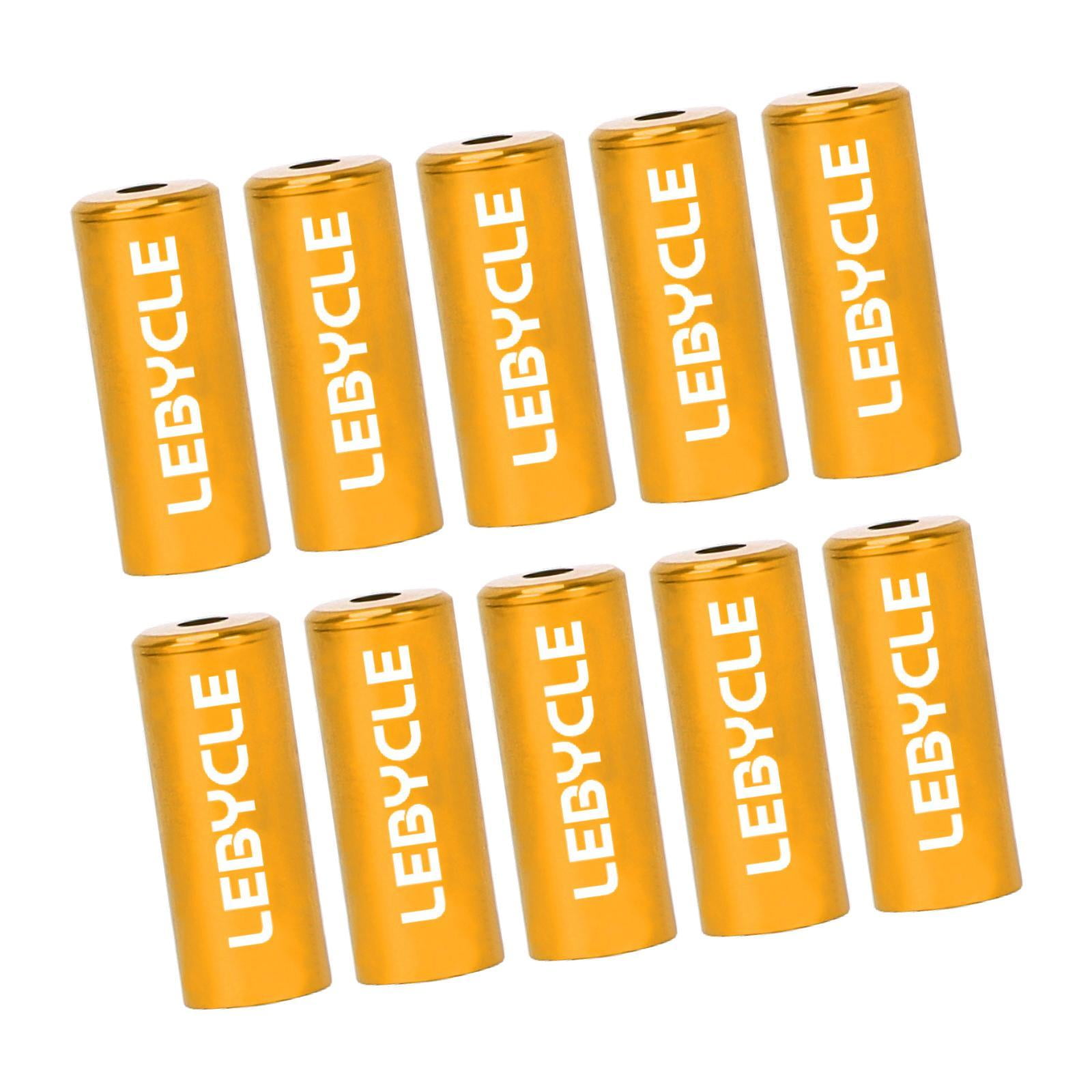 10 Pieces Bike Brake Cable End Cap Aluminum Alloy Cable End Crimp 5mm ...