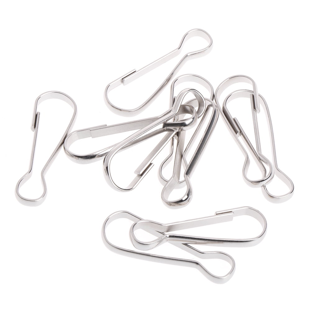 10 Pieces Bird Toy Hook Stainless Steel Parrot Toy Parts Anti-Rust ...