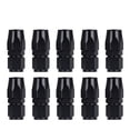 10 Pieces Black AN6 8 10 Straight 45 90 Degree Oil Fuel Swivel Hose End ...