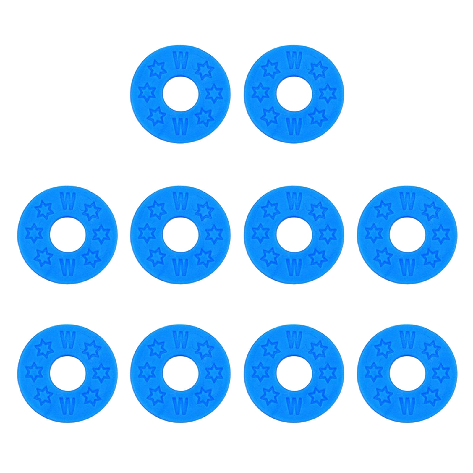 10 Pieces Black Guitar Strap Locking Silicone Strap Locks Rubber Guitar ...