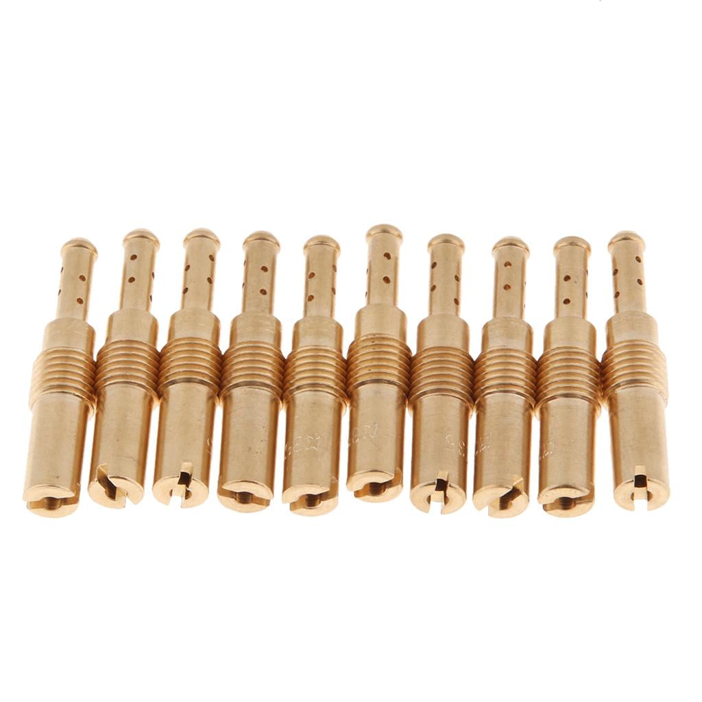 10 Pieces Carburetor Main Nozzle Nozzles Main Nozzle 35 Carburetor Hex ...