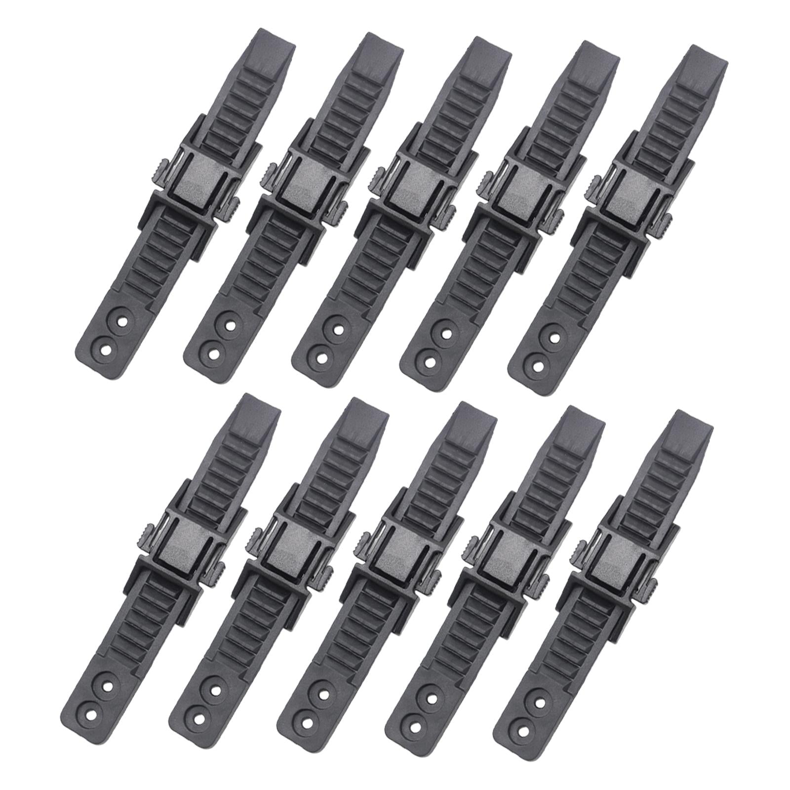 10 Pieces Chin Strap Adapter Helmet Fastener Replacement Kit Durable PP ...