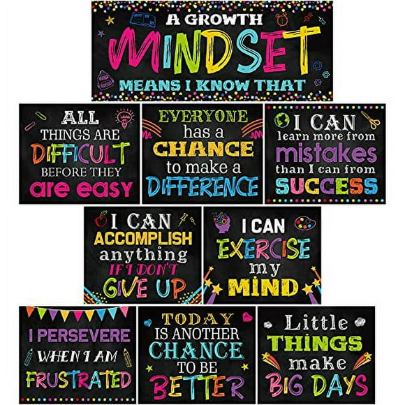 Growth Mindset Bulletin Board Set